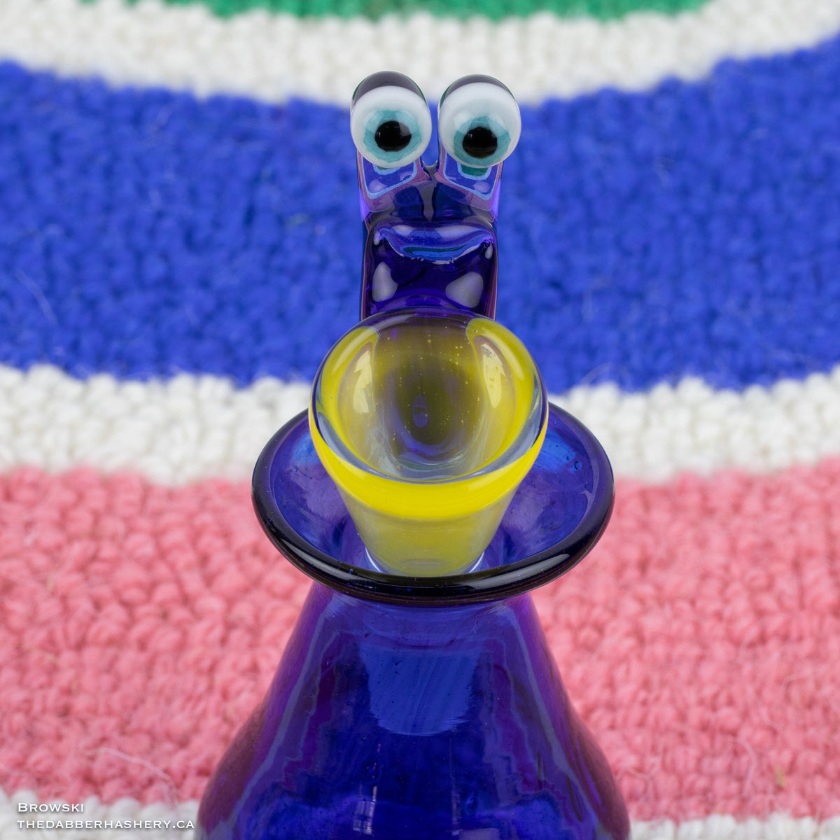 Slug Slide Bowl by Browski Glass – The Dabber Hashery